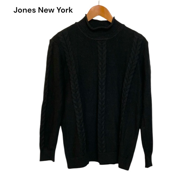 Jones New York | Sweaters | Jones New York Black Turtleneck Sweater ...